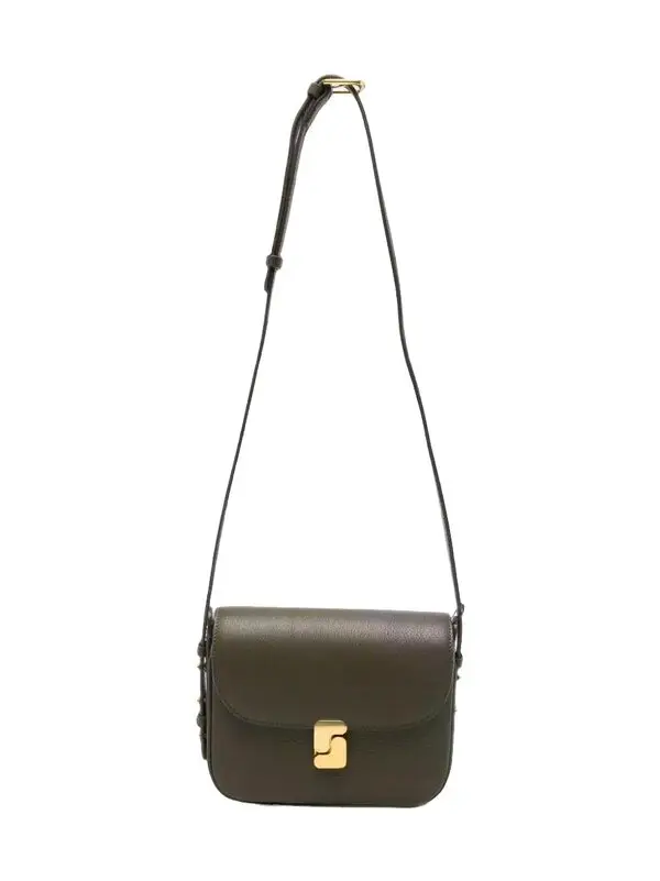Soeur Belli Grain-leather Shoulder Bag - Green