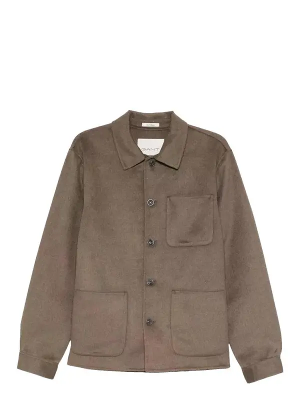 Gant Reg Handstitched Overshirt - Neutrals