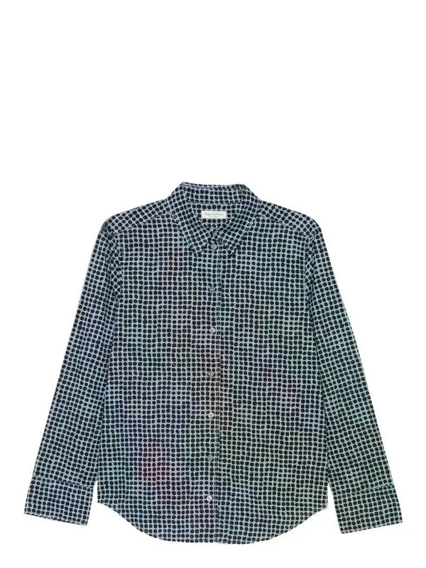 Marc O'polo Polka-dot Cotton Shirt - Blue