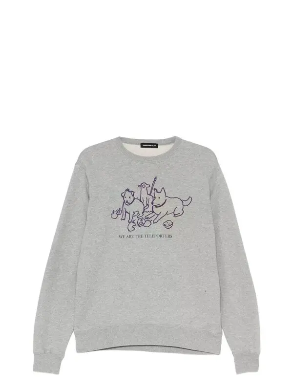 Undercover Graphic-print Cotton Sweatshirt - Grey