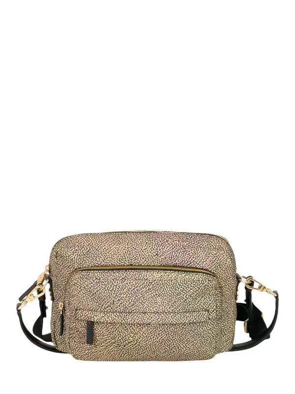 Borbonese Medium B-club Op Shoulder Bag - Neutrals