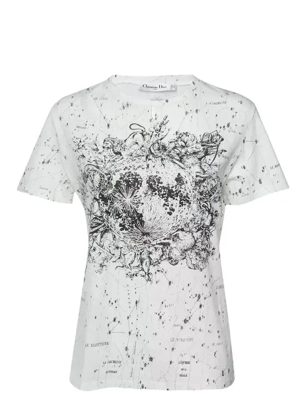Dior Zodiac Constellation Print T-shirt - White