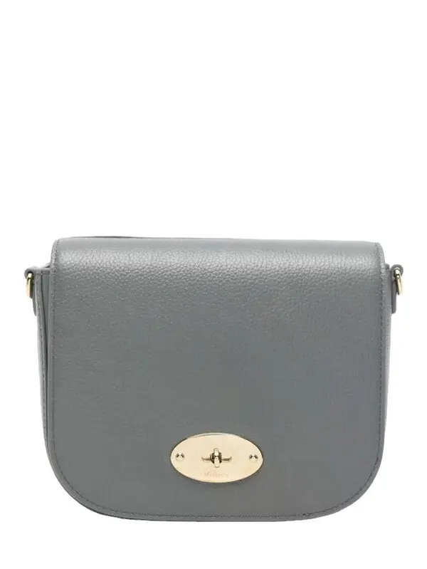 Mulberry Small Darley Grain Leather Shoulder Bag - Grey