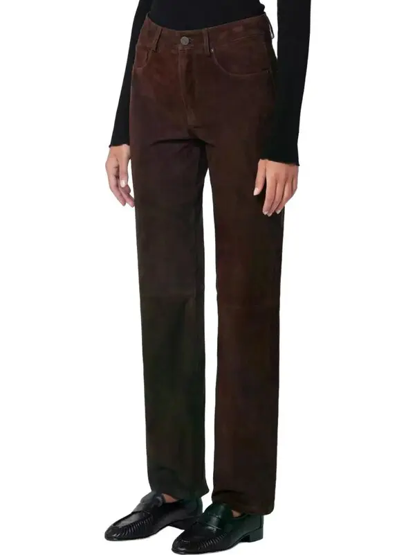 ARMA Suede Leather Trousers - Brown