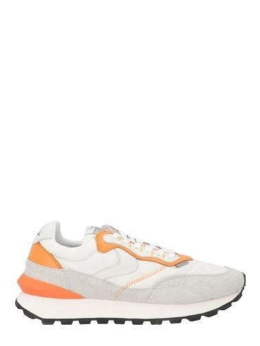 VOILE BLANCHE Sneakers Size Leather, Textile Fibers - White