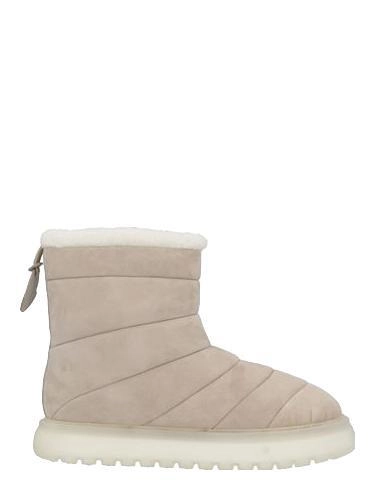 Moncler Ankle Boots Light Size Leather - Grey