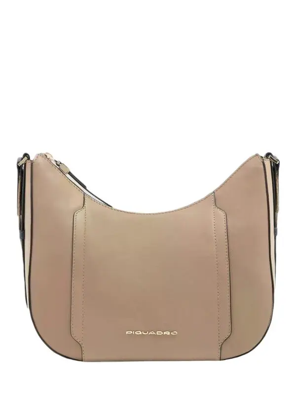 PIQUADRO Leather Shoulder Bag - Neutrals