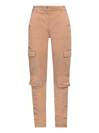 SEMICOUTURE Pants Size Cotton, Elastane - Beige