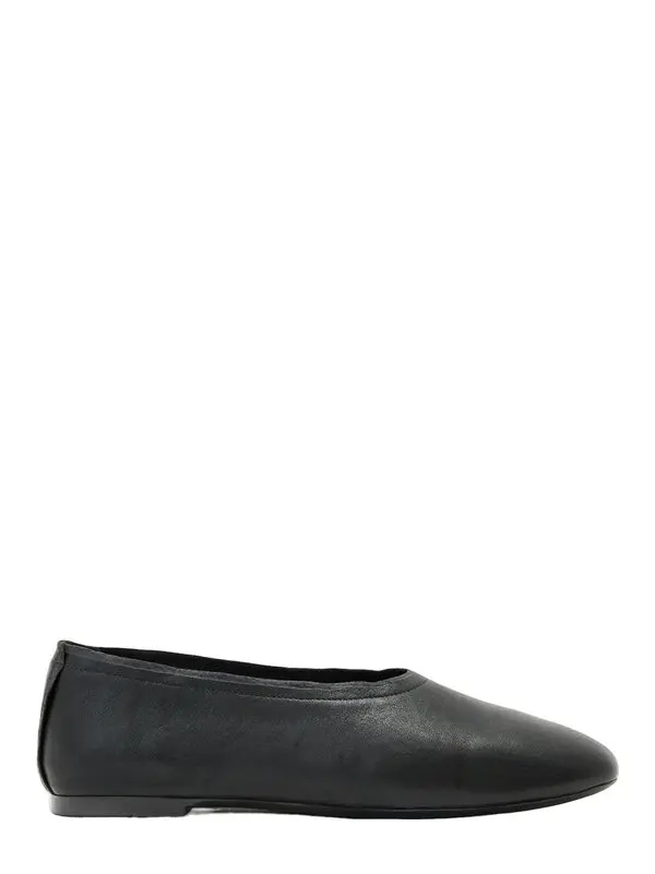 ALLSAINTS Hailee Leather Ballet Flats - Black