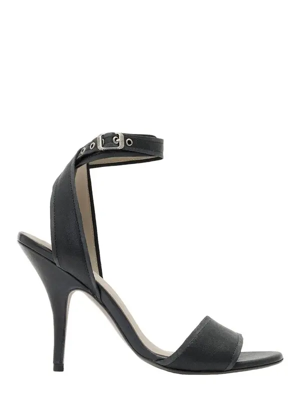 ALLSAINTS Vera Leather Heels - Black