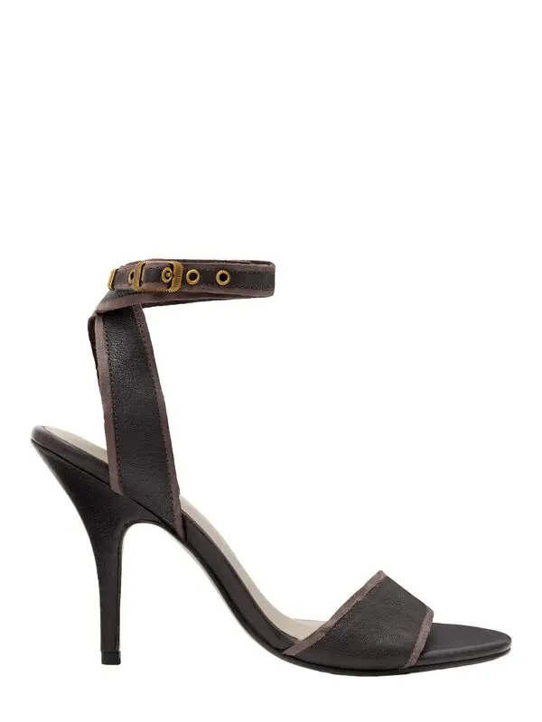 ALLSAINTS Vera Leather Heels - Brown