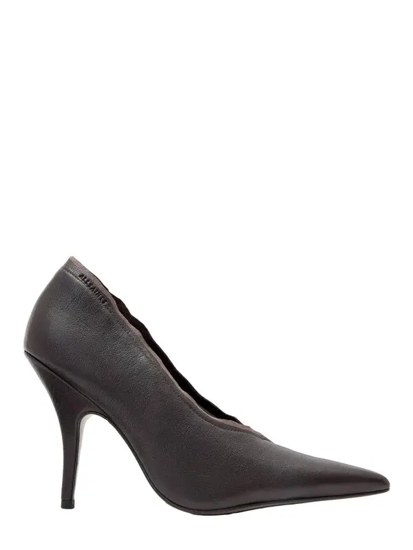 ALLSAINTS Vera Court Stiletto Heels - Brown