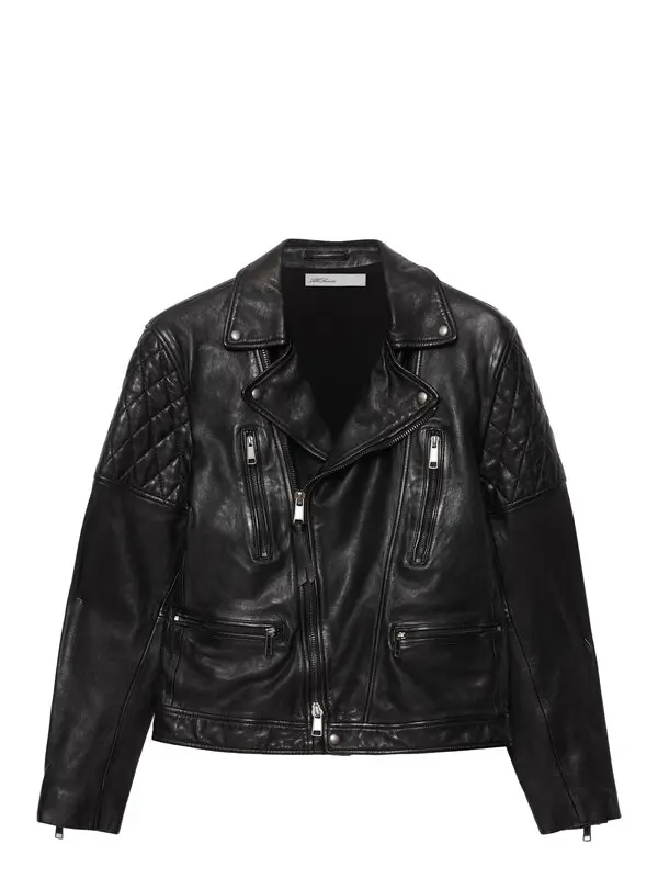 ALLSAINTS Reed Leather Jacket - Black
