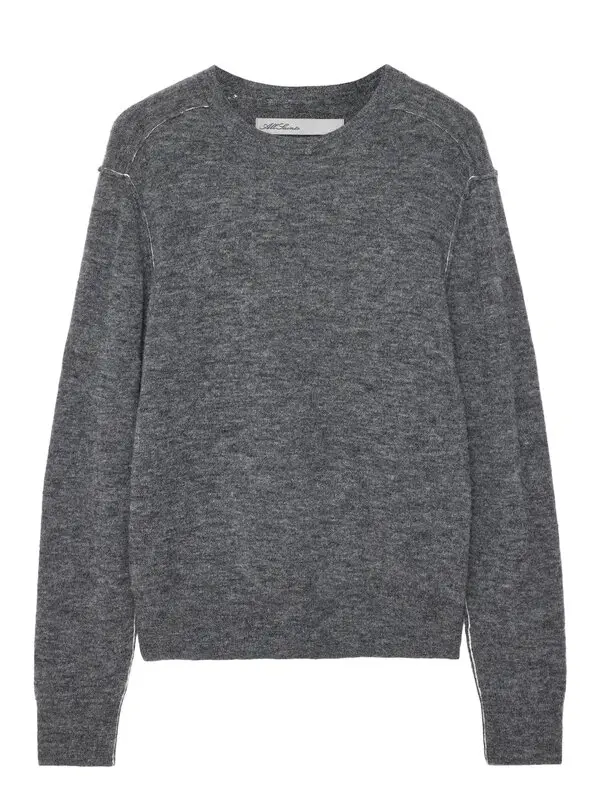 ALLSAINTS Soren Alpaca-blend Crew-neck Sweater - Grey