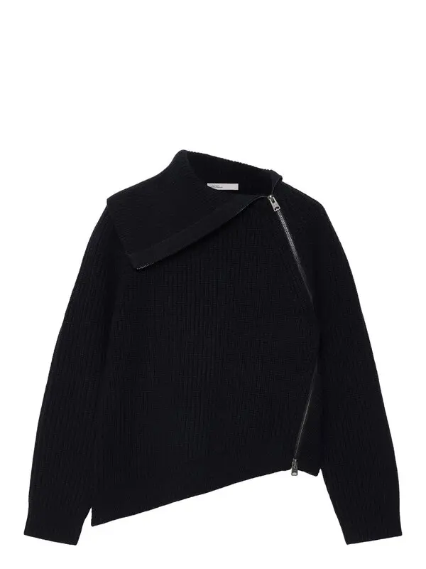ALLSAINTS Cleo Relaxed-fit Funnel-neck Sweater - Blue