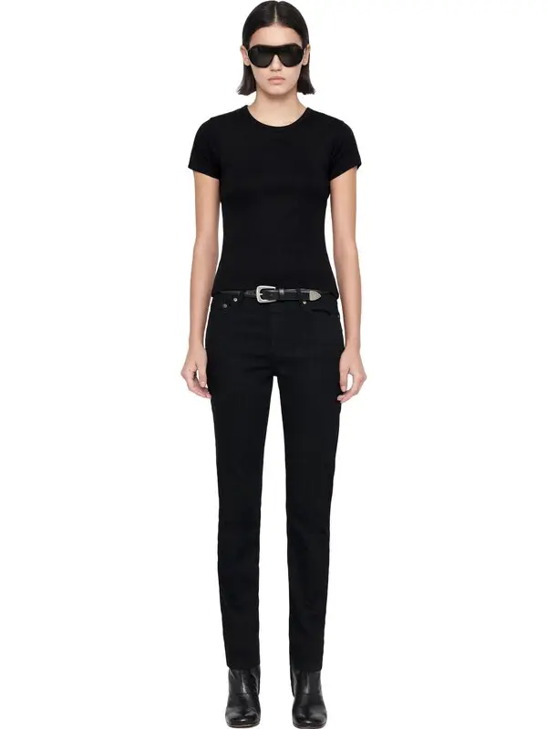 ALLSAINTS Miller Mid-rise Skinny Stretch Jeans - Black