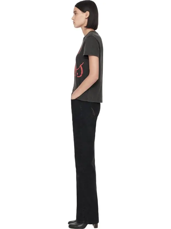 ALLSAINTS Cohen Mid-rise Straight-leg Jeans - Black