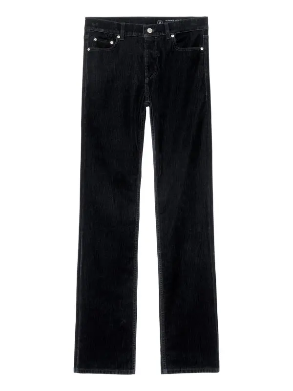 ALLSAINTS Eve Flocked Denim High-rise Bootcut Jeans - Flock