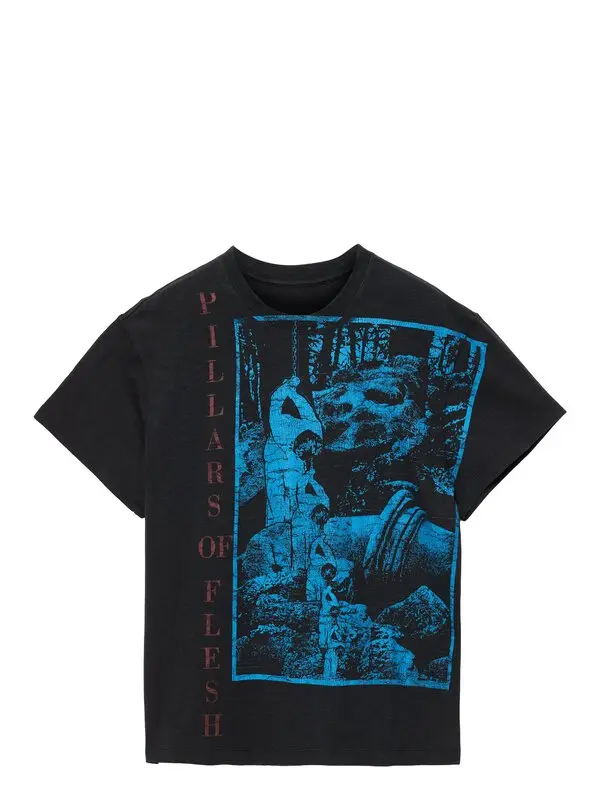 ALLSAINTS Addi Pillars Regular-fit T-shirt - Black