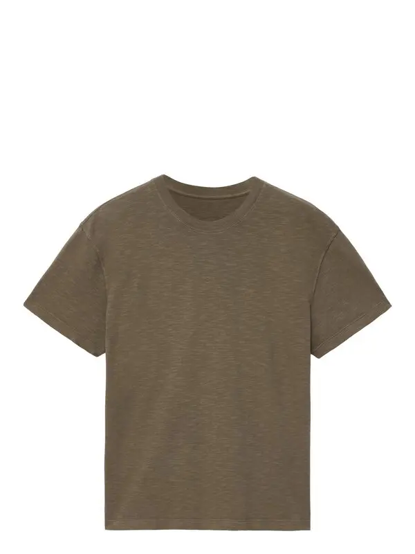 ALLSAINTS Addi Regular-fit Cotton T-shirt - Khaki
