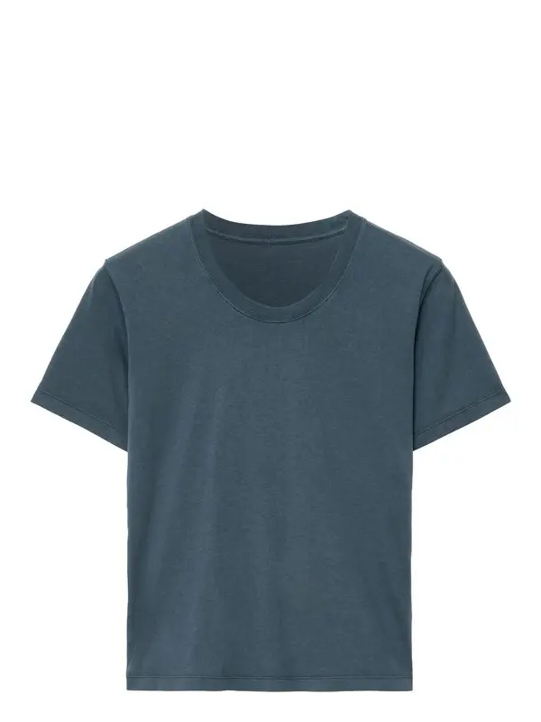 ALLSAINTS Hela Slim-fit Cotton T-shirt - Blue