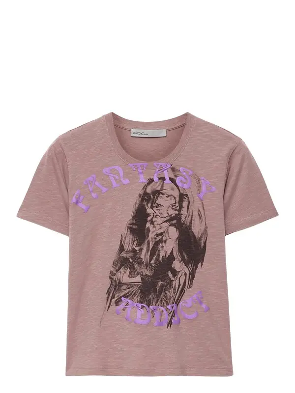 ALLSAINTS Hela Fantasm Slim-fit T-shirt - Pink
