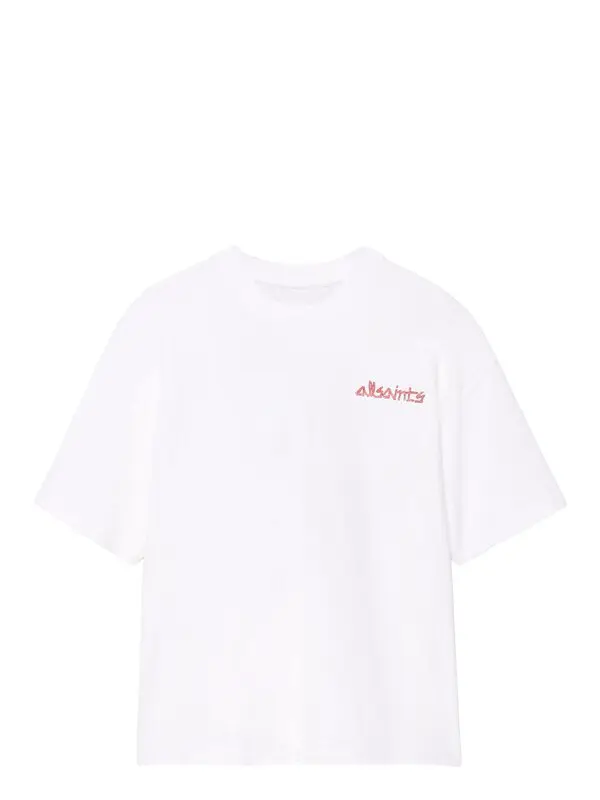 ALLSAINTS Stanza Relaxed Graphic T-shirt - White