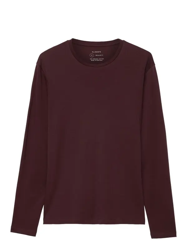 ALLSAINTS Harris Cotton Long-sleeve T-shirt - Red