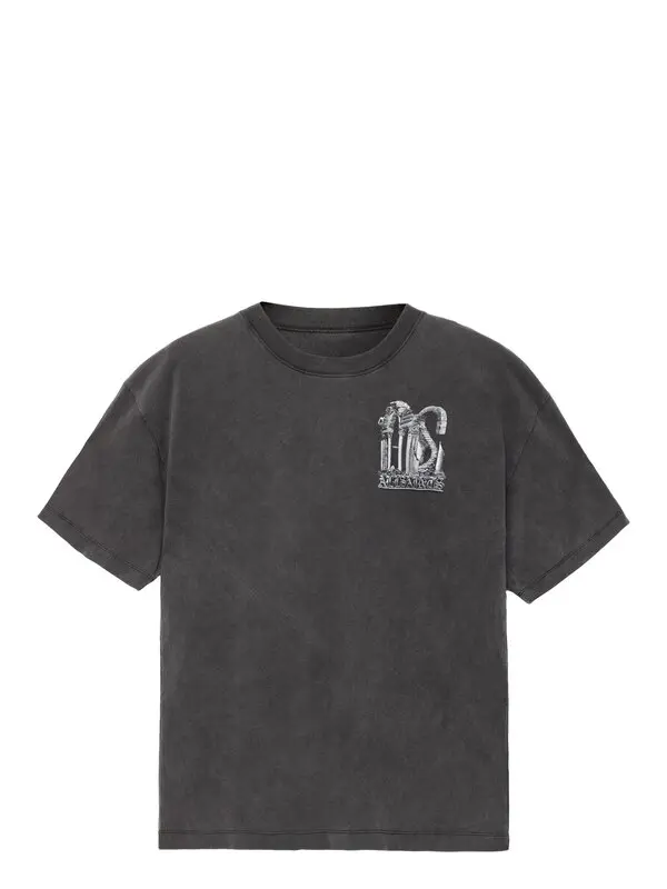ALLSAINTS Shrines Relaxed Graphic T-shirt - Black
