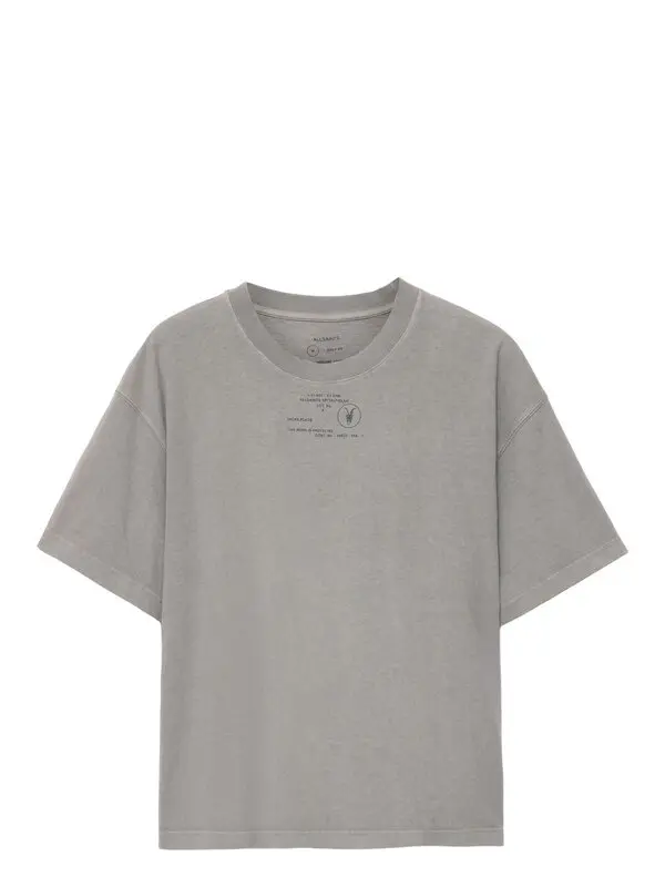 ALLSAINTS Raphy Relaxed-fit Graphic T-shirt - Grey
