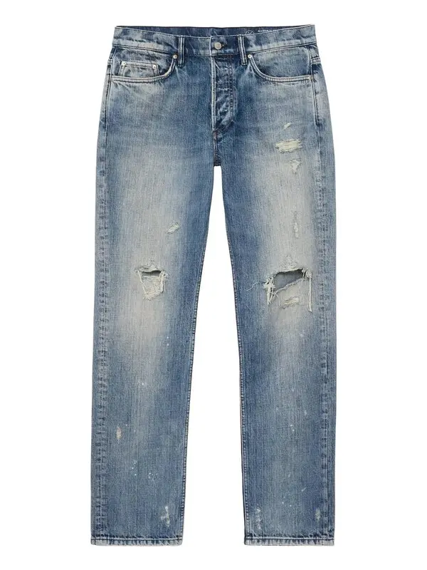 ALLSAINTS Destroy Slim-straight Leg Jeans - Blue