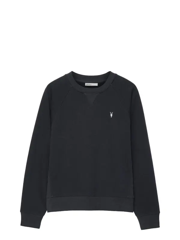ALLSAINTS Harlow Ramskull Raglan Sweatshirt - Black