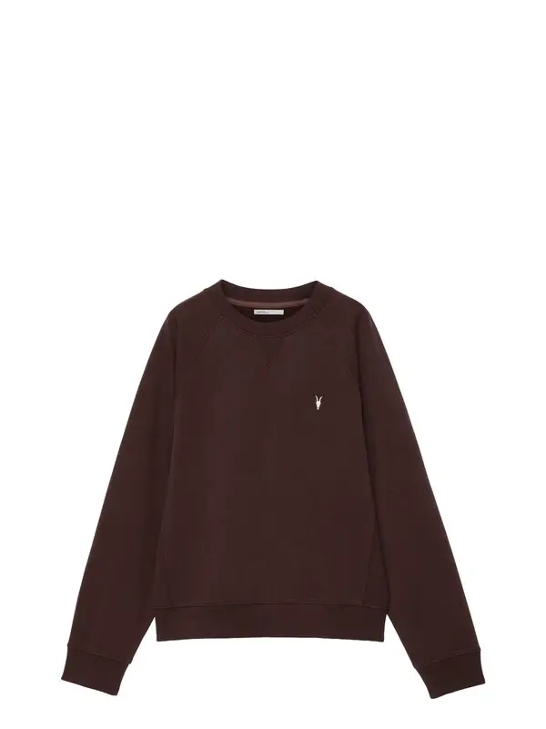 ALLSAINTS Harlow Ramskull Raglan Sweatshirt - Red