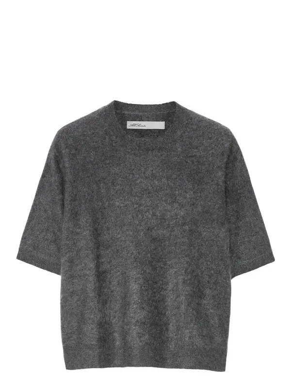 ALLSAINTS Ada Cashmere Relaxed-fit T-shirt - Grey