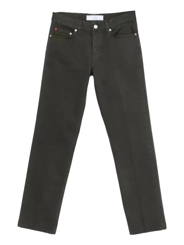 Seafarer Logo-patch Straight-leg Jeans - Grey