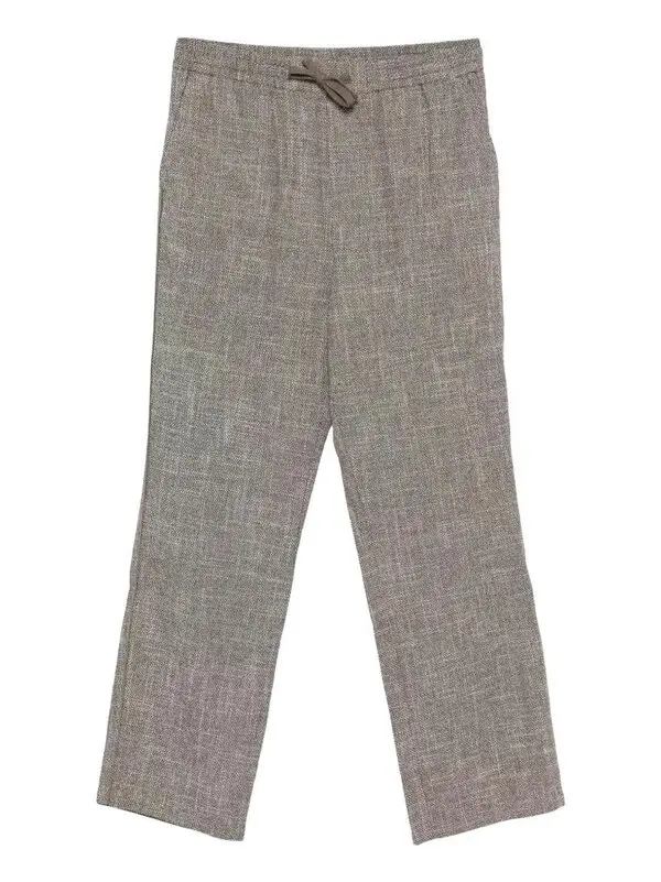 CHE Redford Drawstring Trousers - Brown