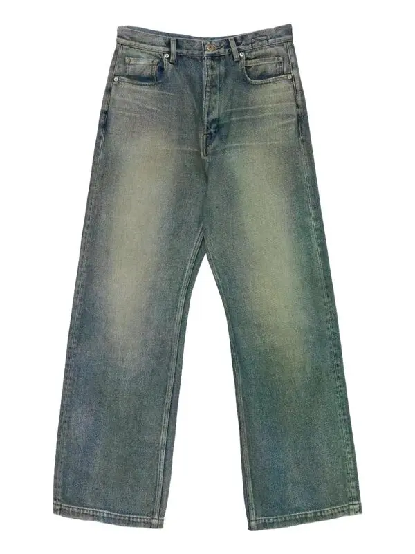 Rick Owens Faded Wide-leg Jeans - Blue