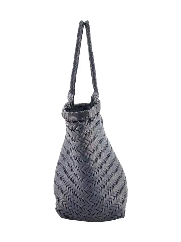 Dragon Diffusion Big Nantucket Leather Tote Bag - Blue