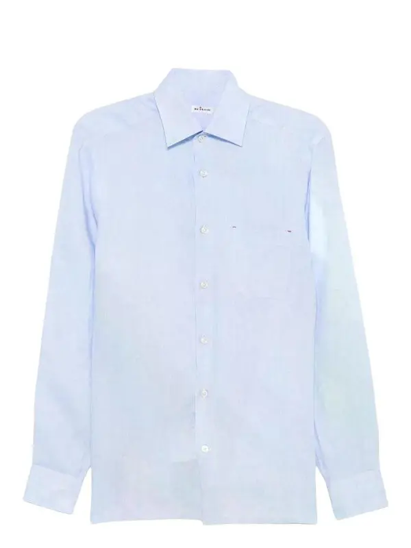 Kiton Chest-pocket Shirt - Blue