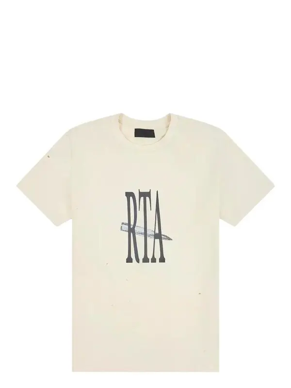 RtA Liam Short-sleeve T-shirt - Neutrals