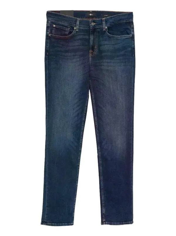 7 For All Mankind Straight-leg Jeans - Blue