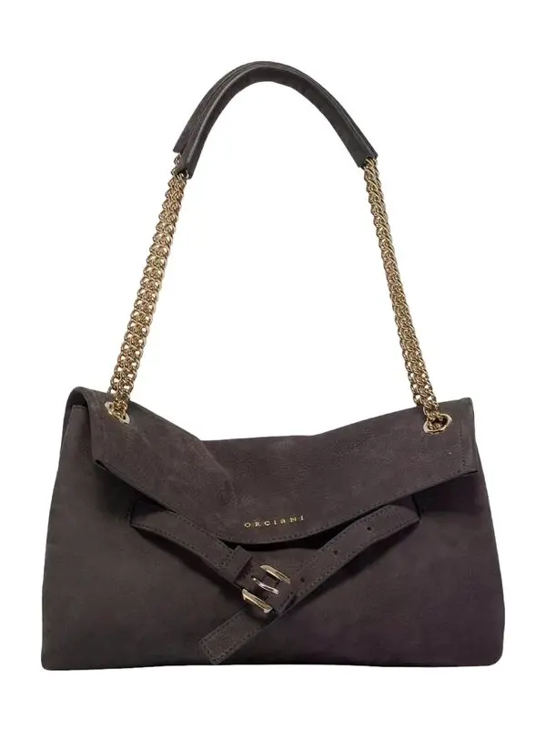 Orciani Small Venus Nabucco Buckle-detail Shoulder Bag - Grey
