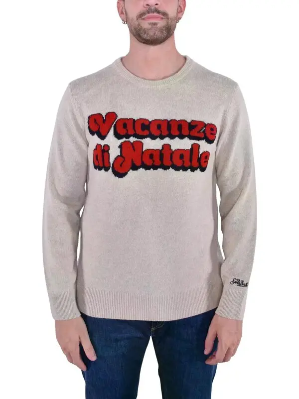 MC2 SAINT BARTH Heron Crew Neck Sweater - Neutrals