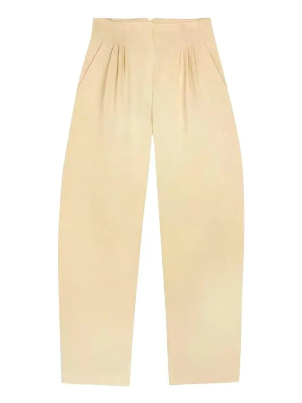 CORTANA Kyo Pleated Trousers - Neutrals