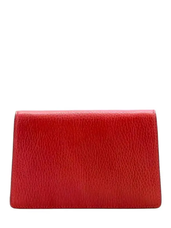 Gucci Dionysus Bag Leather Super Mini Clutch Bag - Red