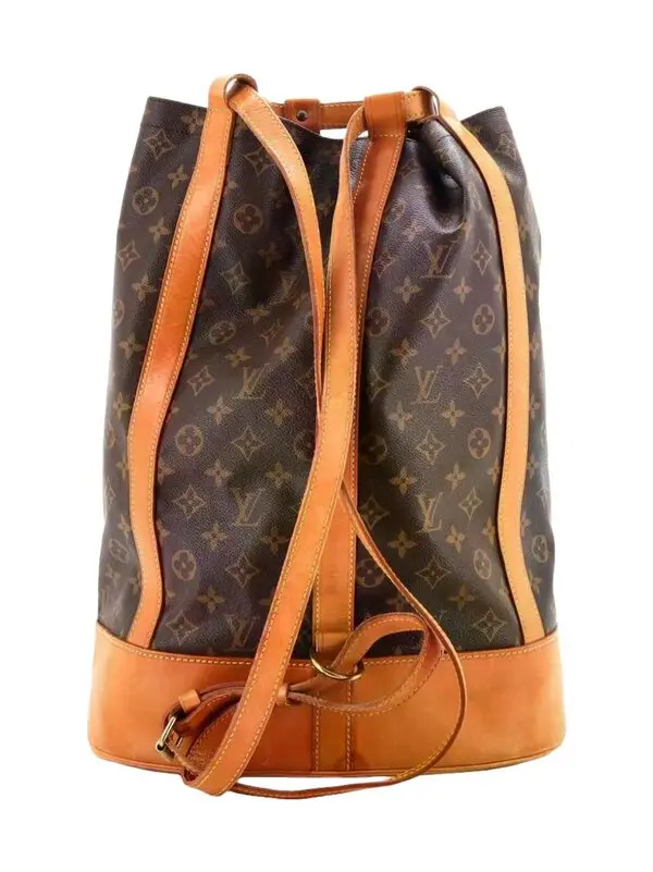 LOUIS VUITTON Randonnee Monogram Canvas Pm Backpack - Brown