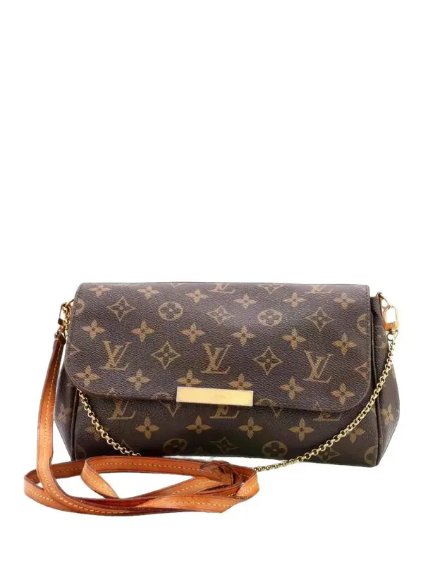 LOUIS VUITTON Favorite Handbag Monogram Canvas Mm Crossbody Bag - Brown