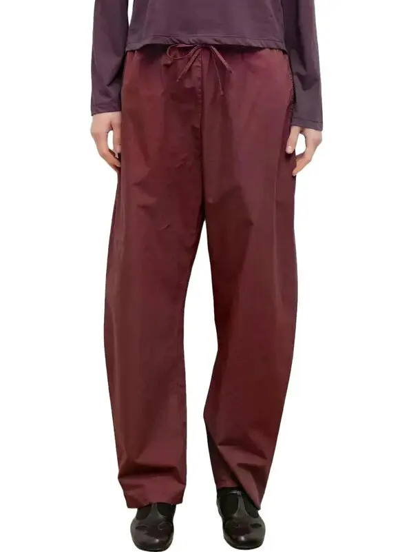 LESET Kyoto Drawstring Trousers - Red