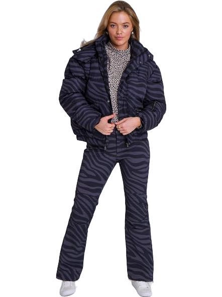OOSC Chic Puffer Jacket - Black Tiger
