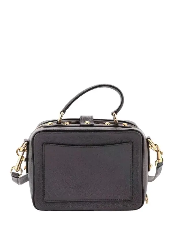Dolce & Gabbana Rosaria Leather Mini Shoulder Bag - Black